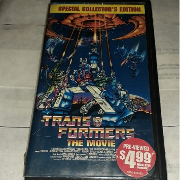 Vintage | Media | 999 Transformers 1987 Vhs 8s Kids Tv | Poshmark